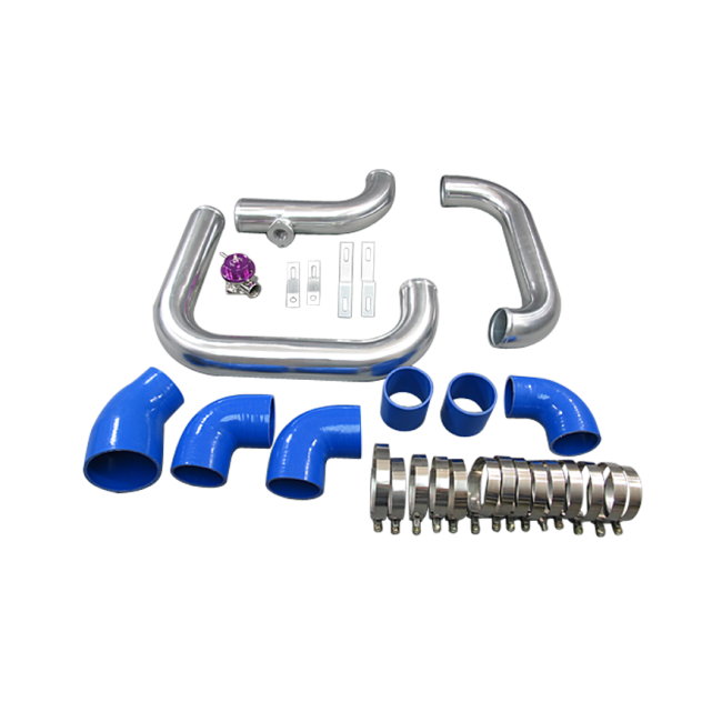 Front Mount Intercooler Pipe Tube Kit with BOV For Camaro LS1 Single Turbo